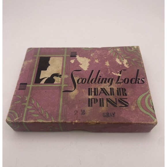 Scolding Locks | Hair | Vintage Scolding Locks Metal Hair Pins Original ...